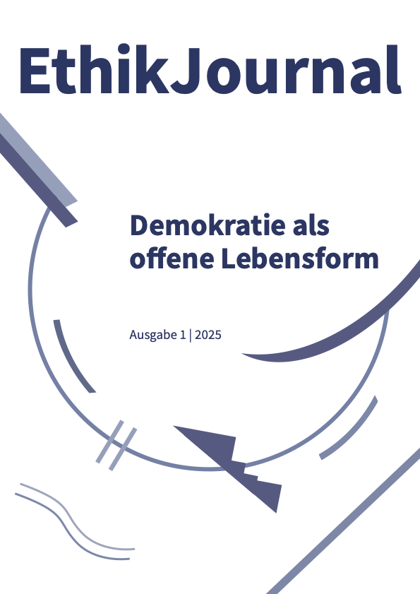 EthikJournal 1/2025: „Demokratie als offene Lebensform“ - KHSB